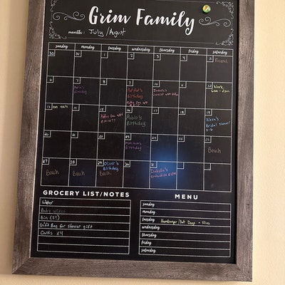 Yearly Calendar Annual Calendar FULL YEAR Calendar LARGE - Etsy