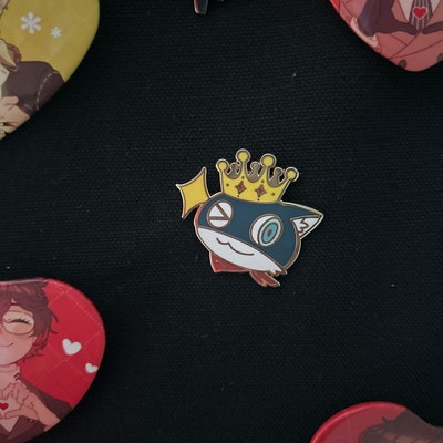 Phantom Thief Morgana mona Enamel Pin - Etsy