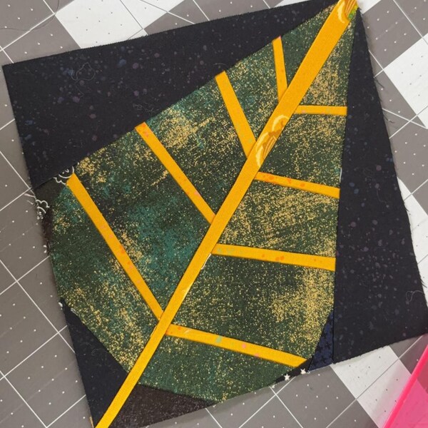 Leaf FPP Foundation Paper Piecing Quilt Block Pattern Digital Download ...
