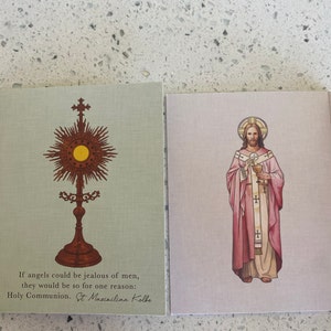 Set of 12 Saint Cards. Kids Saint Cards. First Communion Gift. Baptism ...