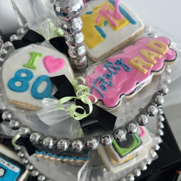 80’s Theme Birthday Cookies - Etsy