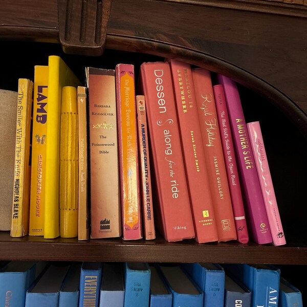 Sage Green Decor Books - Decorative Book Stack - Built in Bookcase ...