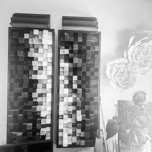 Acoustic Sound Diffuser Panel Wall Art for Recording Studio & Podcast ...