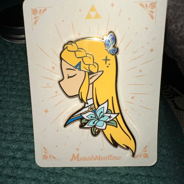 Botw Link & Zelda Hard Enamel Pin Loz Pins Pin Collection - Etsy