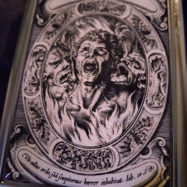 Memento Mori the Damned Cigarette Case Wallet Business Card Holder ...