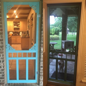 Four 4 Victorian Gingerbread Screen Door Brackets 6 - Etsy