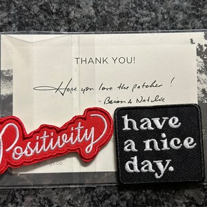 Have a Nice Day Embroidered Patch, Iron on Patch, Retro Patch, Patches ...