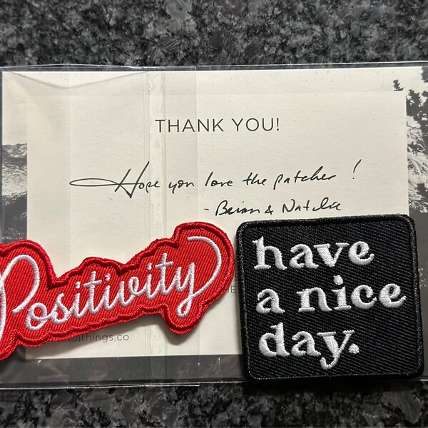 Have a Nice Day Embroidered Patch, Iron on Patch, Retro Patch, Patches ...