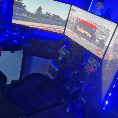 Sim Racing Dashboard for PC Steering Wheel Logitech Fanatec ...