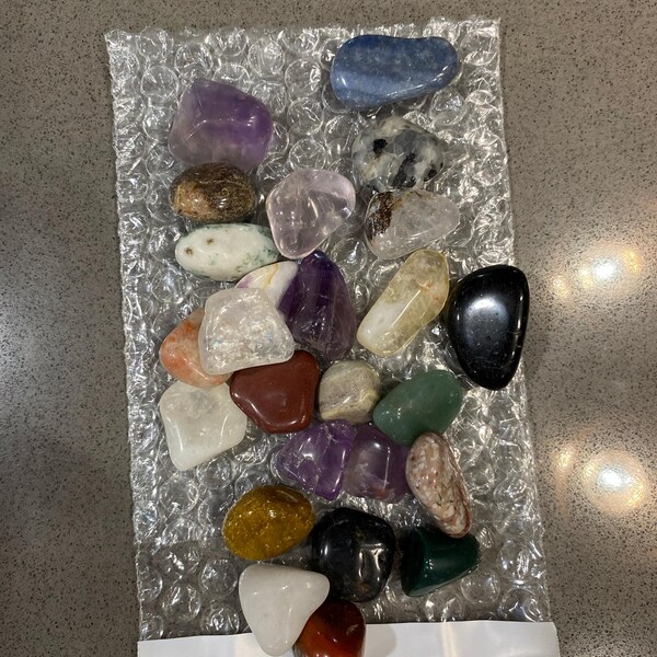 Assorted Mix Tumbled Stones: SMALL, MEDIUM or LARGE Sizes Wholesale ...