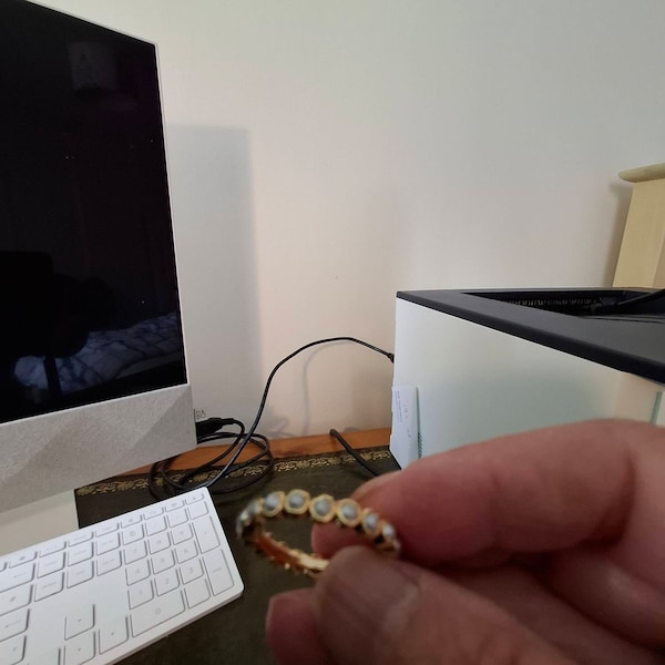 Natural Freshwater Pearl Eternity Band \ Gemstone Ring \ Channel ...