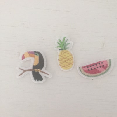 Tropical Patches Machine Embroidery Patch Applique Designs Assorted ...