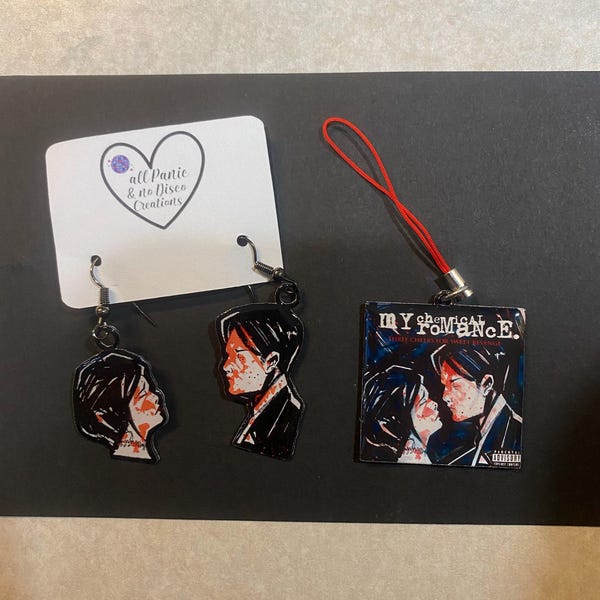MCR Best Friend Keychain Set - Three Cheers for Sweet Revenge - Etsy