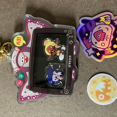 Splatoon 3 Deep Cut Big Man Shiver Frye Acrylic Shaker Charm - Etsy