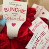 Scrunchie Valentines. Girl Teen Tween Hair Tie. Like You a Bunchie Here ...