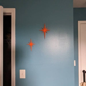 Mid Century Modern Atomic Starburst individual Acrylic Atomic Decor ...