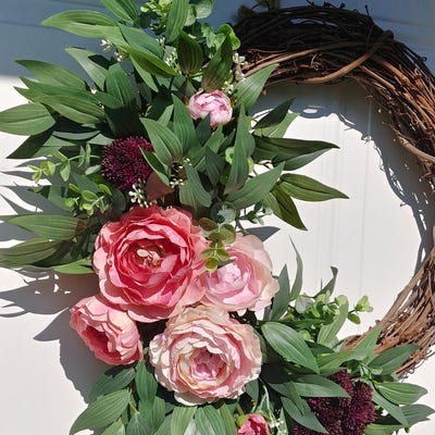 Extra Large Everyday Greenery Wreath, Wedding XL Wreath, Church Door ...
