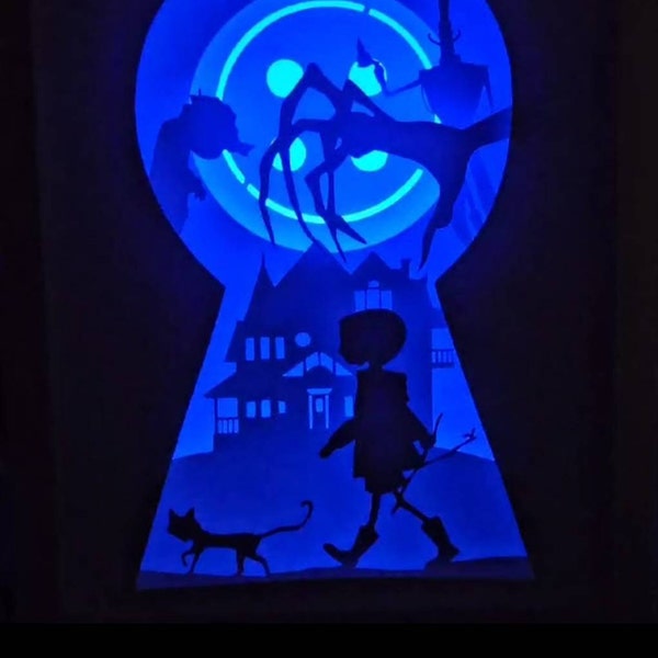 Caroline DIY Light Box Templates (PDF for Printing + SVG for Cutting ...