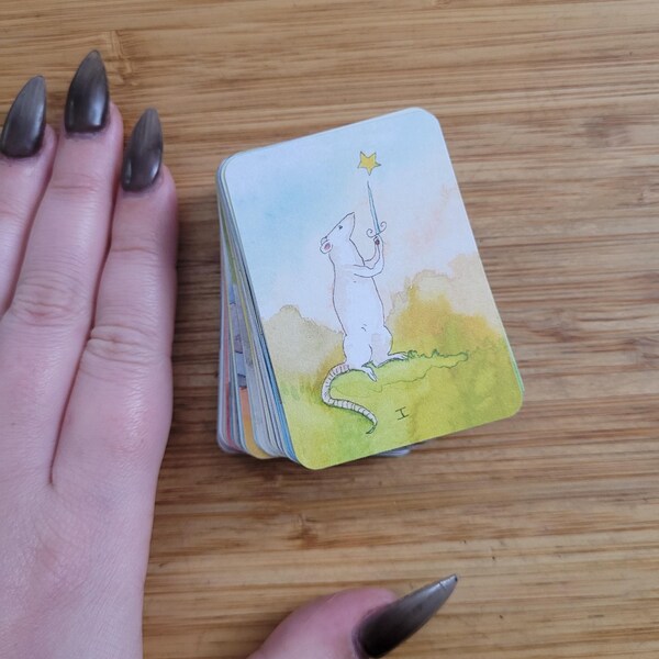The Rabbit Tarot - Deluxe Version- Animal Art Card Deck From Original ...