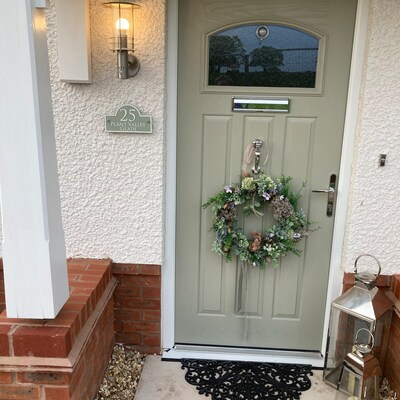 Traditional House Number Signs & Address Plaques in Sage Green - Etsy