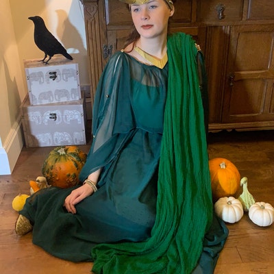 Ancient Greek Women Chiton Tunic in Chiffon Historical Fantasy Costume ...
