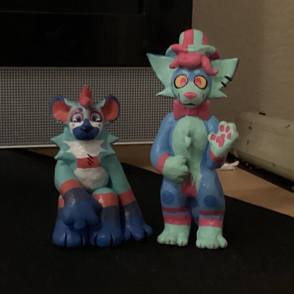 Custom Figurine Commissions warrior Cats/ Pets/ Fursona OPEN - Etsy