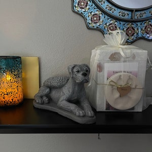 Boxer Statue, Concrete Boxer Dog, Boxer Dog Angel, Dog Statues, Boxer ...