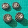 1:24 Scale “delray” Style Resin 3d Printed Model Car Wheel Set - Etsy