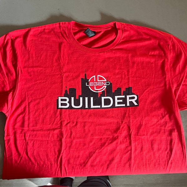 Mens Custom Embroidered Red Polo Legend Logo, CFT Team Recognition ...