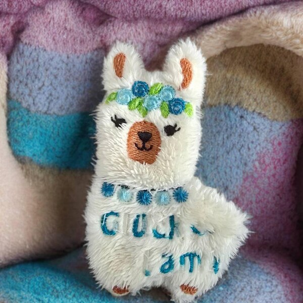 Llama Mama Toy Machine Embroidery Design - ITH DIY Toy (instant ...