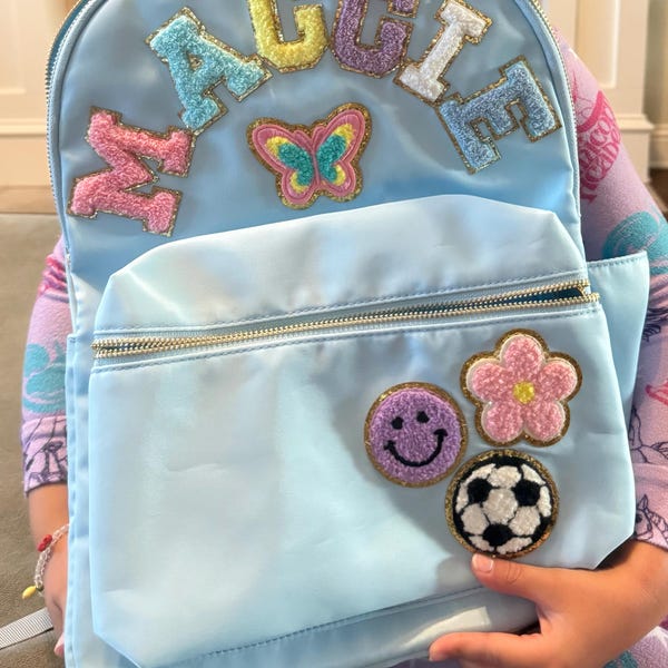 Personalized Lunch Bag Customizable Lunch Box Bag Nylon Chenille ...