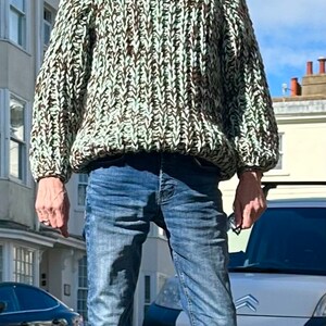 M Size Ready Fluffy Nordic Jumper, Mohair Nordic Sweater, Icelanding ...
