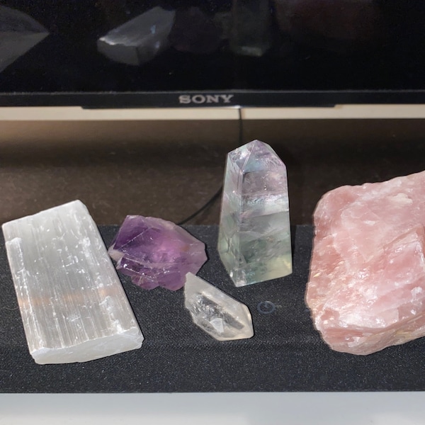 Raw Rose Quartz, Deep Pink Calming Rose Quartz, Energy Vibration of ...