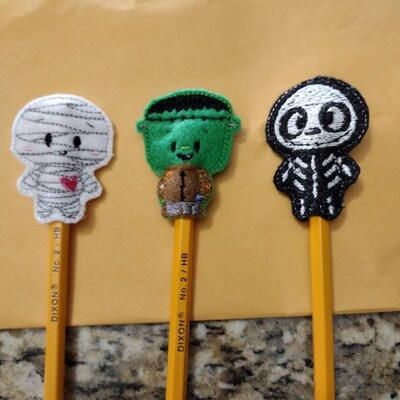 Axolotl Halloween Pencil Toppers - Etsy