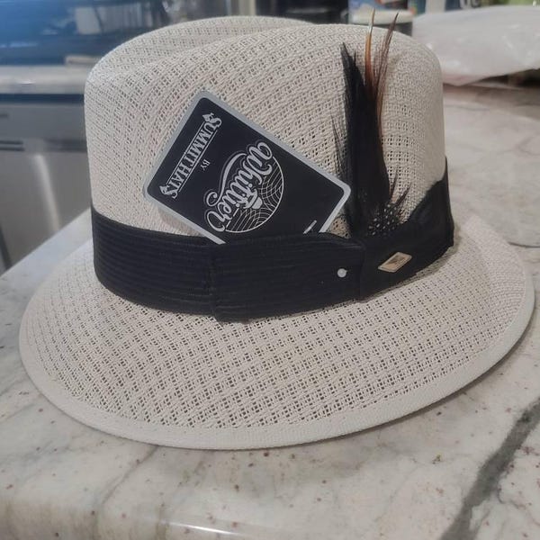 White Lowrider Fedora Chicano Hat - Etsy