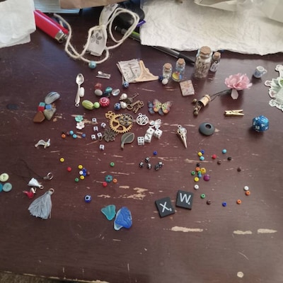 Crow's Treasures I Mystery Bag I Confetti Mix I Trinkets I Curiosities ...