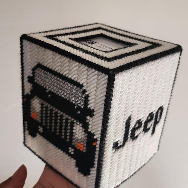 Jeep Tissue Box (black) - Etsy