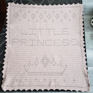 Crochet Blanket Pattern Diamond Checkers Filet Blanket PDF Uk - Etsy