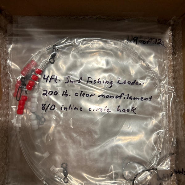 Bull Red Drum 5 Ft. Bottom Rig, Jetty and Heavy Surf Leader, 300 Lb ...