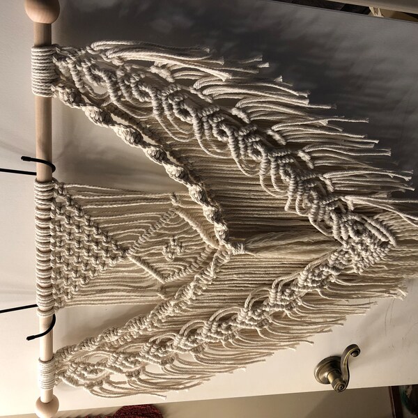 Macrame PATTERN - Written PDF and Knot Guide, Diy Macrame Wall Hanging ...