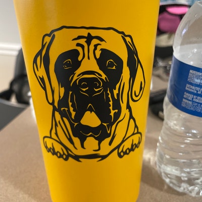 English Mastiff Decal Peeking English Mastiff English Mastiff Sticker ...