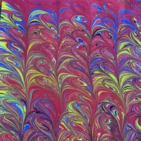 Tool Set Comb for Marbling on Paper and Fabric - Advanced Set Marbling ...