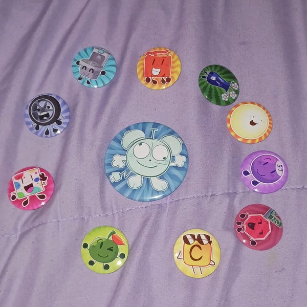 ITFT PIN SET ( Its Time for the ) Object Show - Etsy