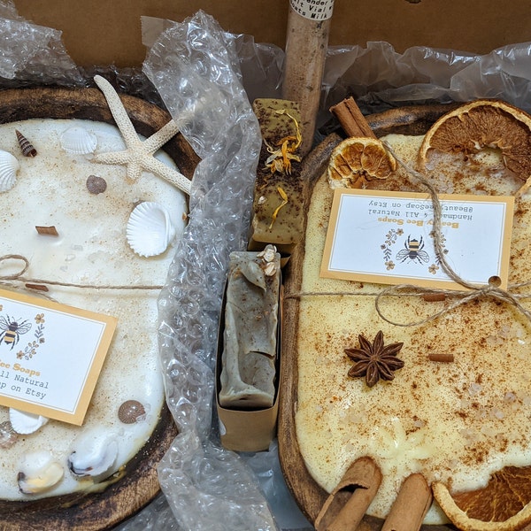 Spiced Orange and Cinnamon Chai Woodwick Dough Bowl Candle - Etsy