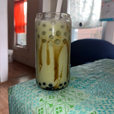 BUBBLE GUM Boba / Bubble Tea Drink Mix Powder by Buddha Bubbles Boba - Etsy