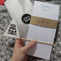 Personalised To-do List, Handmade DL Notepad, Tick Box to Do List ...