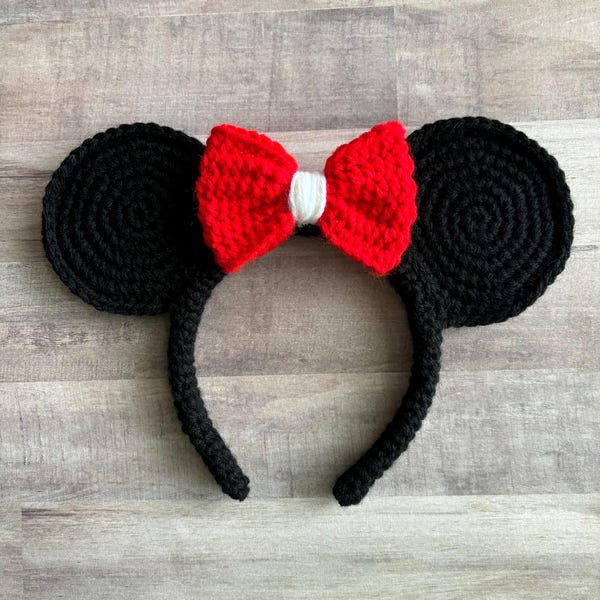 Ever After Crochet Mouse Ears Pattern, No-glue (PDF Pattern) - Etsy