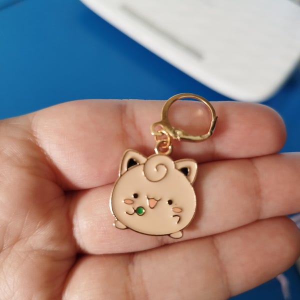 Handmade Jiggly Eev Toga Bul Duck Pika Cat Stitch Markers. Game Cartoon ...