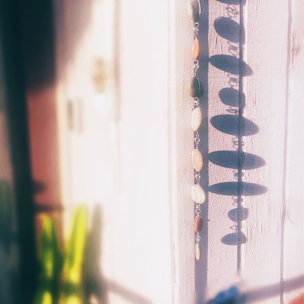 Raining Rocks - Hanging Stone Garden Sculpture/garland - Etsy