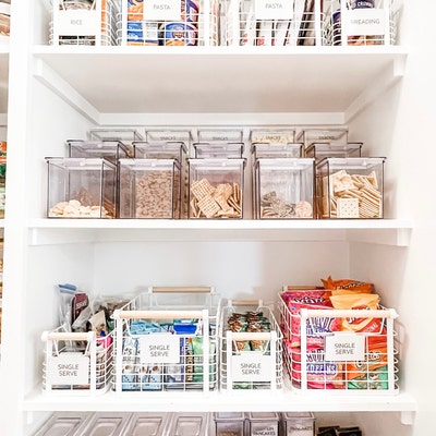 Canister Labels, Pantry Labels, Kitchen Labels, Custom Labels ...